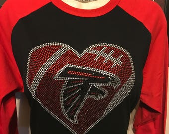 Falcons rhinestone | Etsy