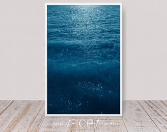 Ocean waves print | Etsy