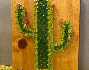 Cactus string art | Etsy