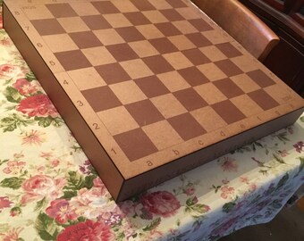 Engraved chess board | Etsy