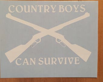 Country boy decal | Etsy