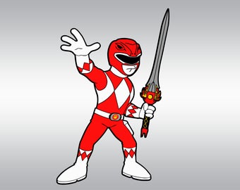 Power rangers svg | Etsy