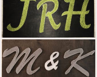 String art letters | Etsy