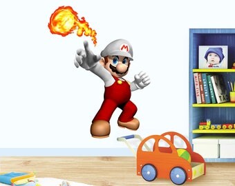 Super mario decal | Etsy