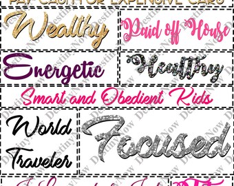 Vision board kits | Etsy