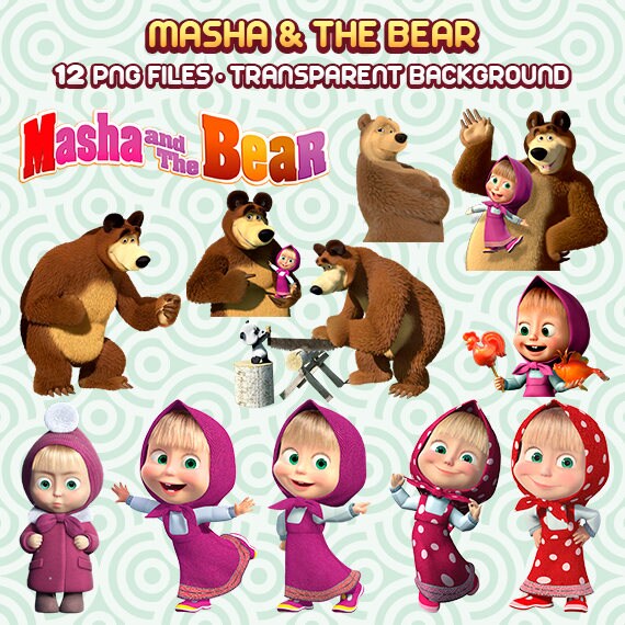 Masha and the Bear Clipart Masha Clipart Masha Characters