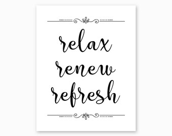 Bathroom printable | Etsy