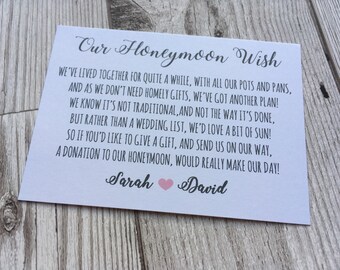 Honeymoon card | Etsy