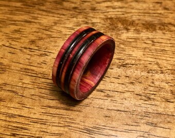 Mens wood ring | Etsy