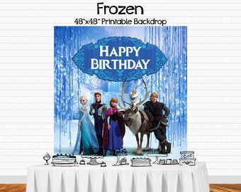 Frozen backdrop | Etsy