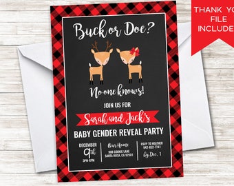 Deer gender reveal | Etsy