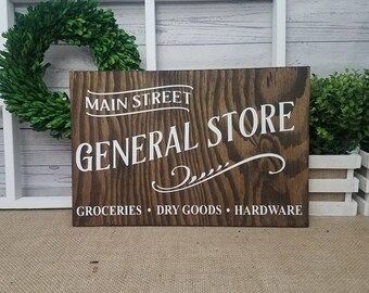 General store signs | Etsy