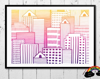 Architecture poster | Etsy