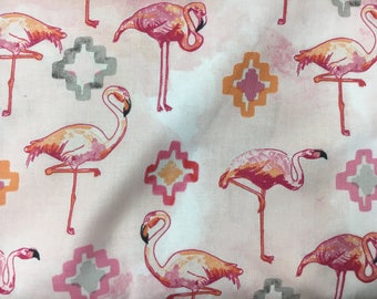 Flamingo fabric | Etsy