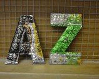 Recycled letters | Etsy