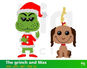 The grinch stickers | Etsy