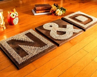 String art letters | Etsy