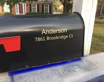 Mailbox label | Etsy