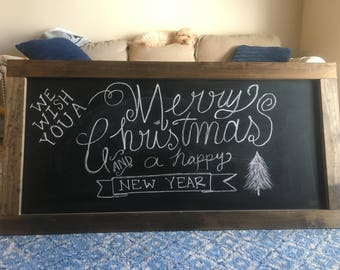 Rustic chalkboard | Etsy