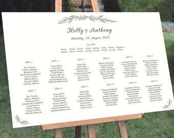 Wedding table plan | Etsy