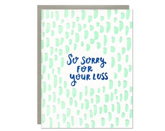 Sorry for your loss | Etsy