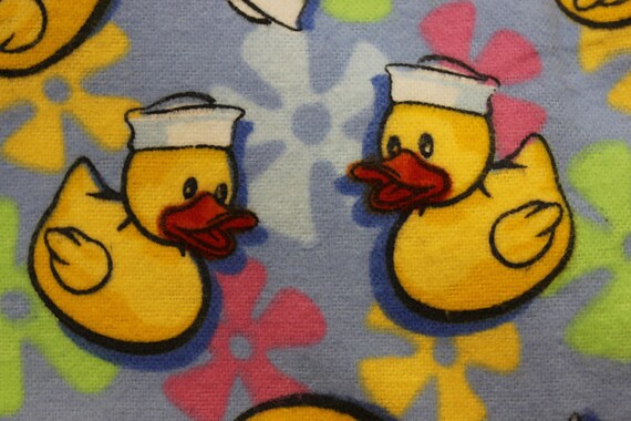 Rubber Duckie Sailor Duck 100 Cotton Flannel