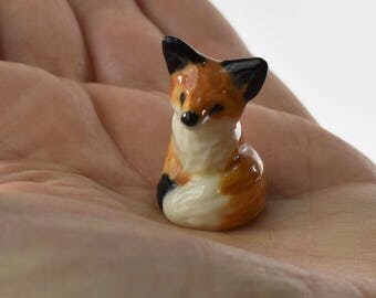 Ceramic fox | Etsy