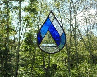 Stained glass suncatchers jewelry panels by DesignsStainedGlass