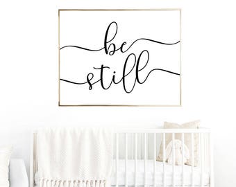 Be still printable | Etsy