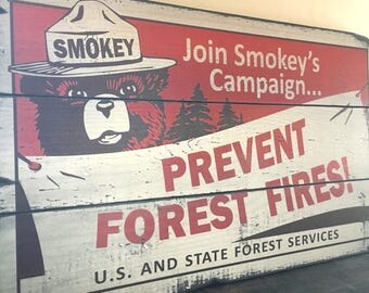 Prevent forest fires | Etsy