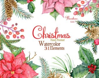 Holiday clipart | Etsy