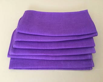 Purple napkins | Etsy