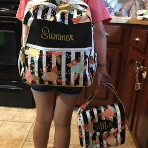 Toddler Backpacks and Lunch Bags by littlepacks on Etsy