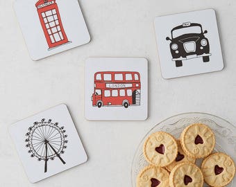 London coasters | Etsy
