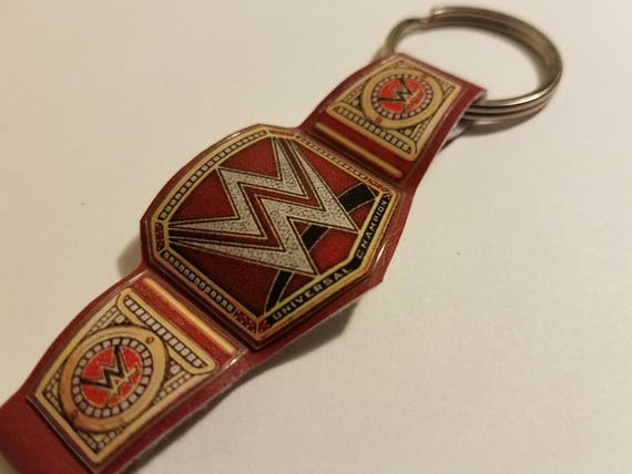 Novelty WWE RAW Universal Championship belt keychain