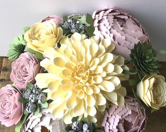 Paper flower bouquet | Etsy