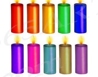 Candle clipart | Etsy