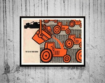 Reprint of a Soviet Communist Propaganda poster