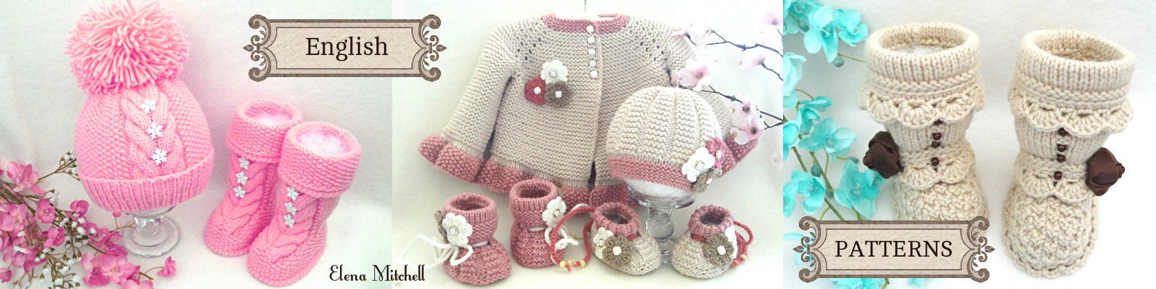 All my PATTERNS only in English by Solnishko43 on Etsy