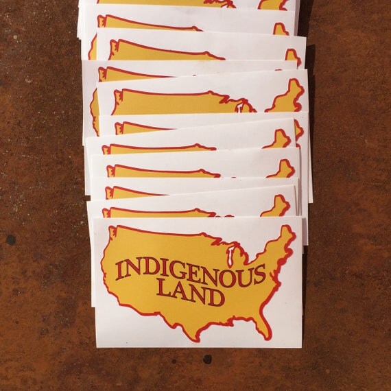 Indigenous Land Sticker