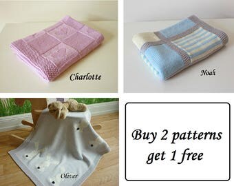 Baby blanket pattern | Etsy