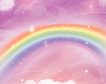 Rainbow backdrop | Etsy