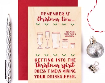 Drinking card | Etsy