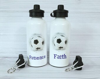 Soccer water bottle | Etsy
