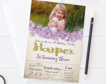 Lavender invitations | Etsy