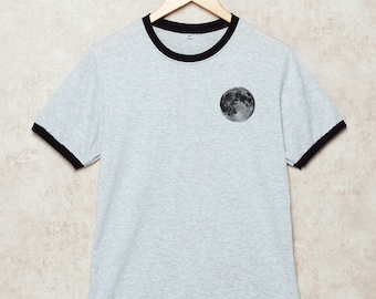 Moon tshirt | Etsy