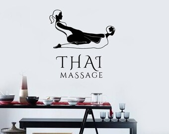 Massage wall sticker | Etsy