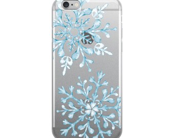 Snowflake phone case | Etsy