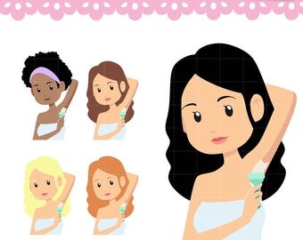 Armpit hair art | Etsy