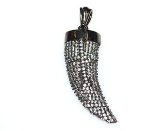 CZ Statement Earrings Topaz CZ Teardrops Gold Pave CZ Cubic